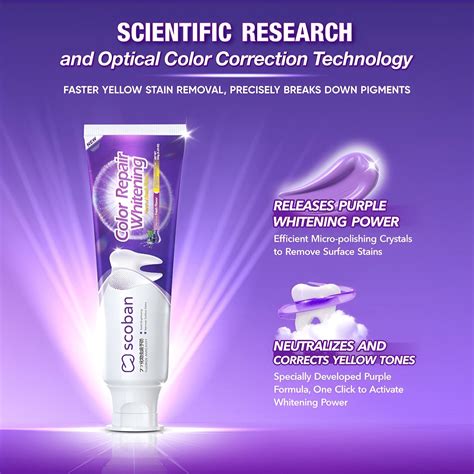 Scoban Color Repair Whitening Toothpaste 150g Sige Mart Uae