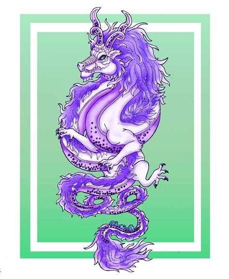 Taro Milk Tea Dragon With Boba Included Drawn By Me Rdragons