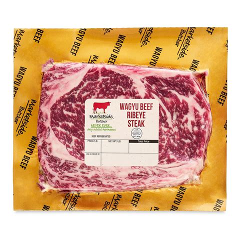 Marketside Wagyu Beef Ribeye Steak 048 078 Lb