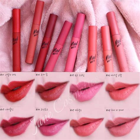 Bảng Màu Son Clio Mad Matte Tint Mới Nhất Cập Nhật Liên Tục Jane