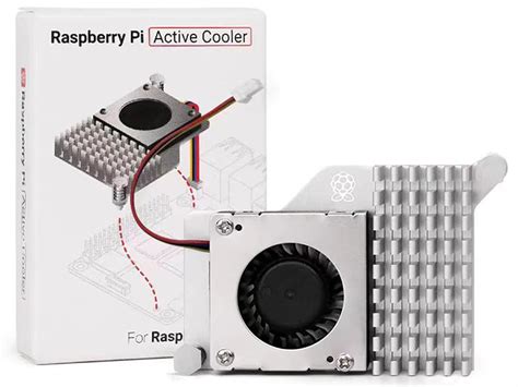 Official Active Cooler For Raspberry Pi 5 Combines An Aluminium Heatsink With A Temperature
