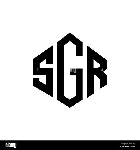Sgr Letter Logo Design With Polygon Shape Sgr Polygon And Cube Shape Logo Design Sgr Hexagon