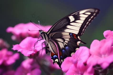 扇动翅膀的蝴蝶益虫图片 包图网