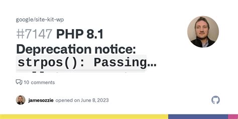 Php 81 Deprecation Notice `strpos Passing Null To Parameter 1 Haystack Of Type String