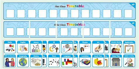Ks1 Editable Visual Daily Timetable Resource Pack Twinkl