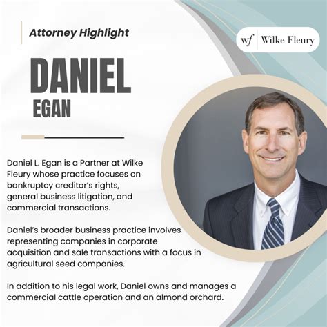 Attorney Highlight Daniel Egan Wilke Fleury Llp Sacramento California Healthcare Law Firm