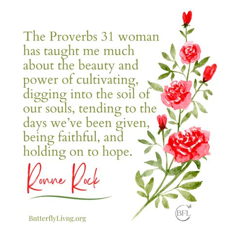 The Proverbs 31 Woman Cultivates Life With A Heart Of Hope