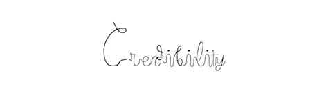 Credibility Font