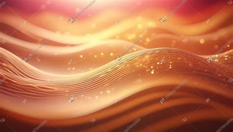 3d Rendering Of Abstract Wavy Background With Bokeh Effect Generative Ai Ai Image Photo Wall