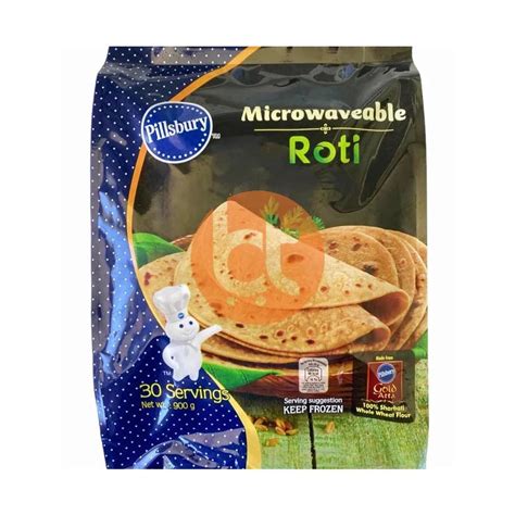 Pillsbury Frozen Microwaveable Roti 30pc 900g Bigtrolley