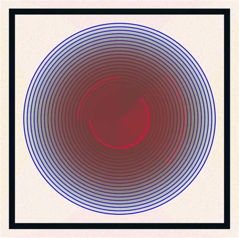 Output From A Generative Rings Program Which I Made In P5js And Have