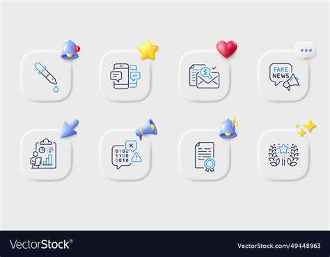 Smartphone Sms Certificate Diploma And Binary Vector Image