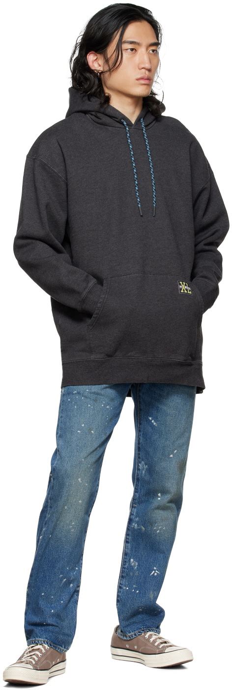Levis Gray Xl Oversized Hoodie Levis Red