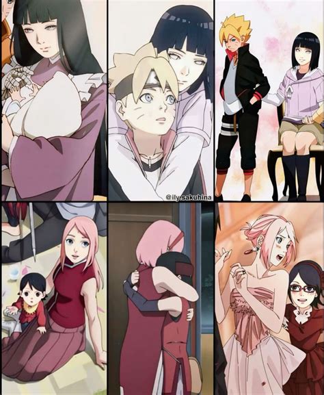 Sakura And Hinata Sakuhina Naruto Art Anime Sakura Haruno