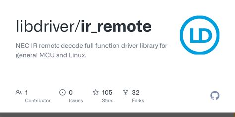 Github Libdriverirremote Nec Ir Remote Decode Full Function Driver Library For General Mcu