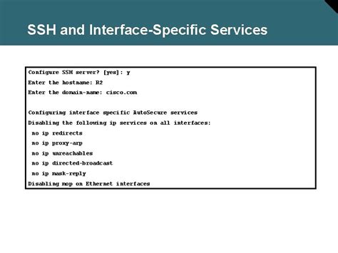 Cisco Device Hardening Disabling Unused Cisco Router Network