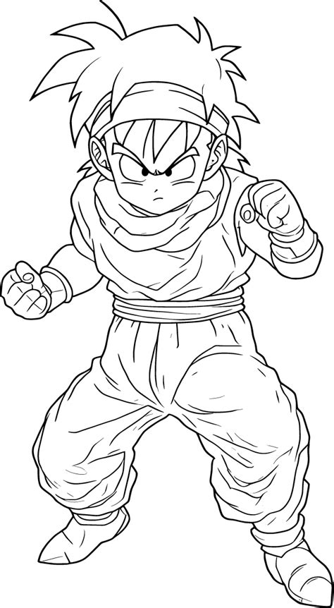 Gohan Coloring Pages 100 Free Printable And Fun