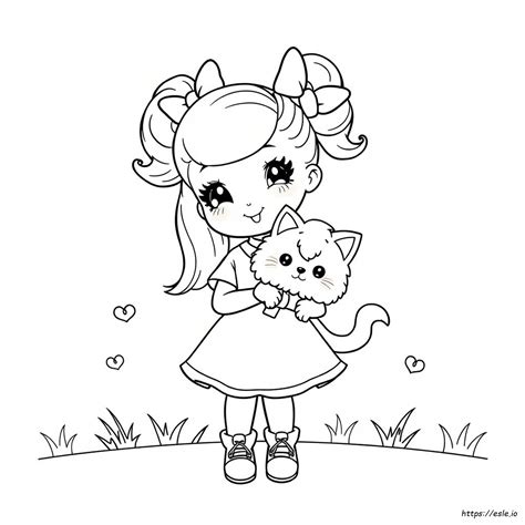 Jojo Siwa And Bowbow Coloring Pages