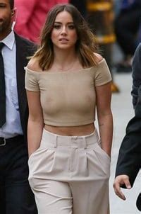 Chloe Bennet Braless Nip Pokies