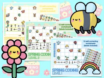 SPRING CODING ABSOLUTE MOVES BUNDLE By Once Upon Coding TPT