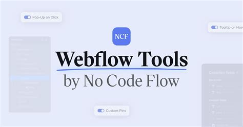 No Code Flow Useful Component Library For Webflow