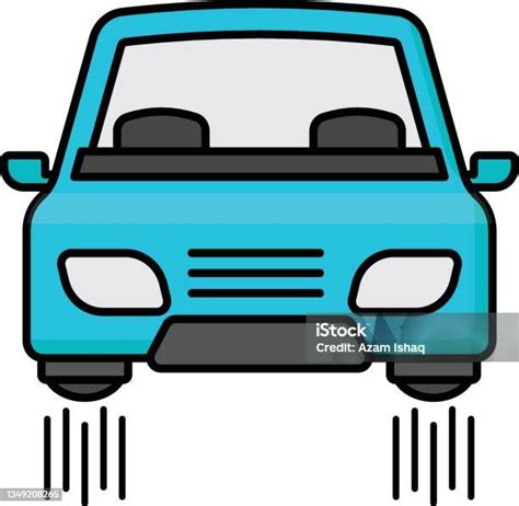 수직 이착륙 차 개념 하이브리드 로리 벡터 컬러 아이콘 디자인 미래 교통 기호 무인 녹색 교통 혁신 표지판 자율 항공 차량 스톡