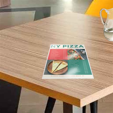 Clear Plastic Menu Sleeve Pockets Dpg Great Menu Covers