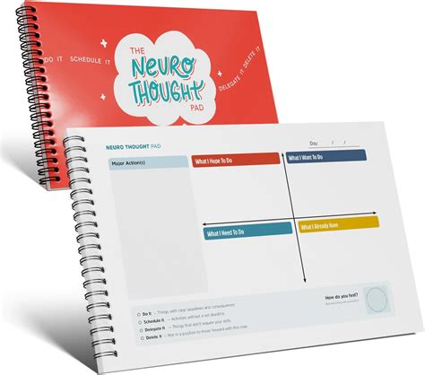 Wilkii Planner Neuro Thought Pad Adhd Planner For Adults I Undated Daily To Do
