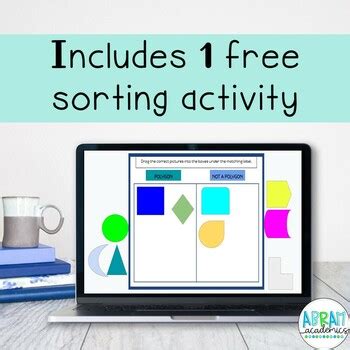 FREE Polygon Digital Sorting Activity By Abram Academics TPT