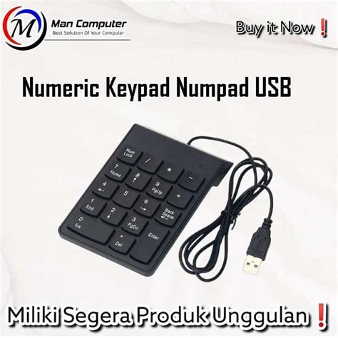 Jual Numeric Keypad Numpad Usb Black Di Seller Mancompid Babakan