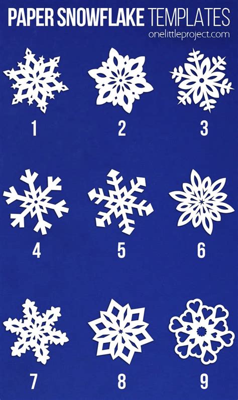 How To Make Paper Snowflakes Paper Snowflake Template Paper