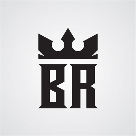 Premium Vector Modern Br Logo Design Template Royaltyfree Vector