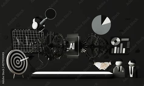 Artificial Intelligence Ai Data Mining Deep Learning Computer Technologies Futuristic Cyber