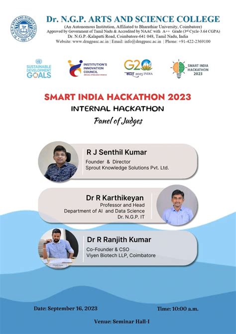karthikeyan rajangam on linkedin sih2023 hackathon