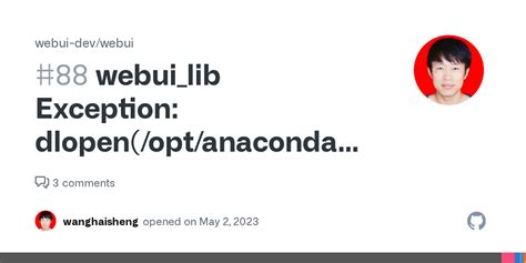 Webuilib Exception Dlopenoptanaconda3libpython38site Packageswebuiwebui 2 X64dylib