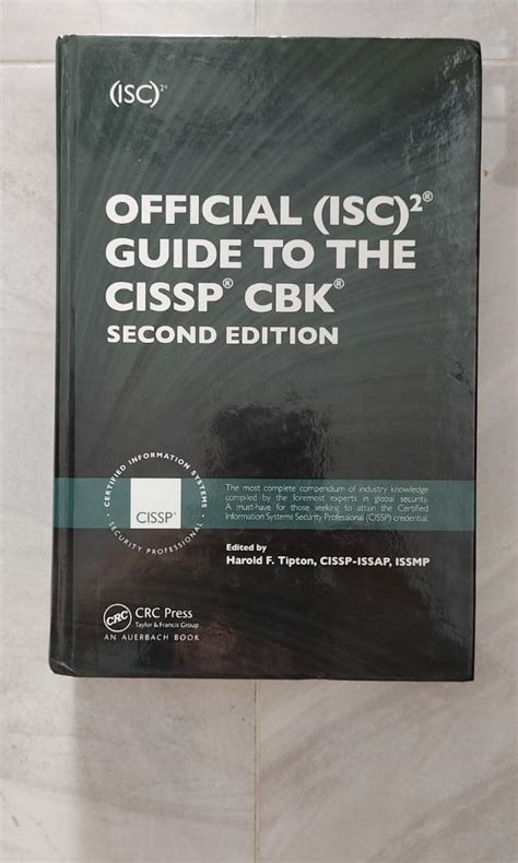 Official ISC Guide To CISSP CBK Hobbies Toys Books Magazines Textbooks On Carousell