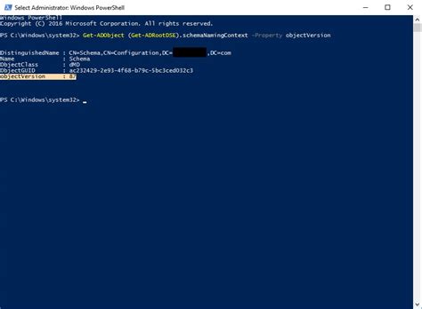 how to check the active directory schema version how to check the