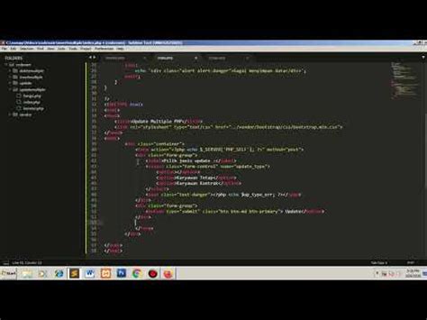 Tutorial PHP Multiple Insert Data YouTube