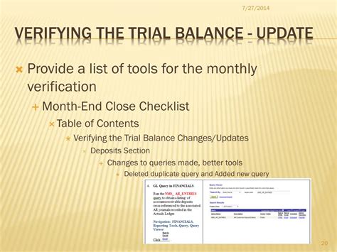 Ppt Verifying The Trial Balance Update Powerpoint Presentation