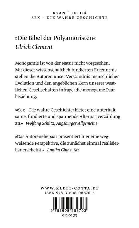 Sex Die Wahre Geschichte Christopher Ryan Buch Jpcde