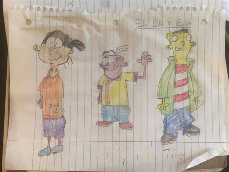 Ed Edd N Eddy Drawing Colored By Terrydaman2 On Deviantart