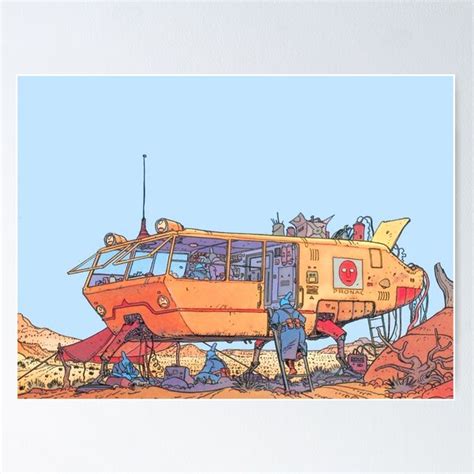 Jean Giraud Moebius Voyage Dhermès A Moebius Masterwork Poster