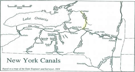 Industrial History 1851 1922 Black River Canal Overview