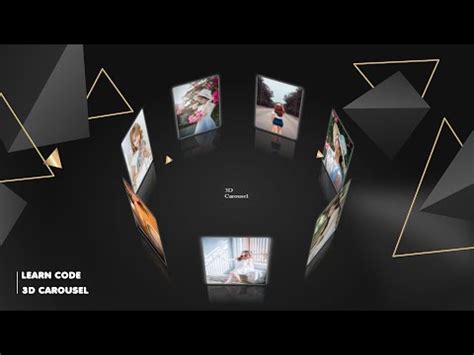 How To Create D Carousel Html Css JavaScript YouTube