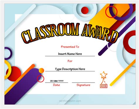 Classroom Certificates Templates Ablebionics