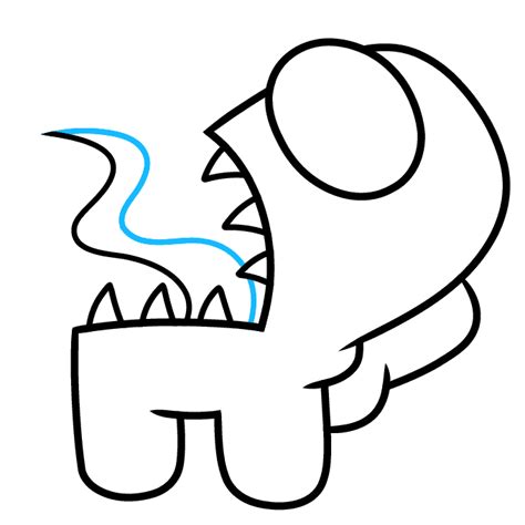 How To Draw The Among Us Imposter Really Easy Drawing Tutorial