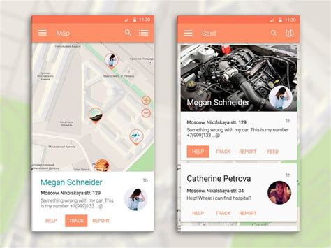 Map Card Collection Material Design Material Design Android Material Design Map