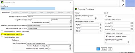 Help Fluent Simple Box Domain Applying Hydrostatic Pressure Ransys