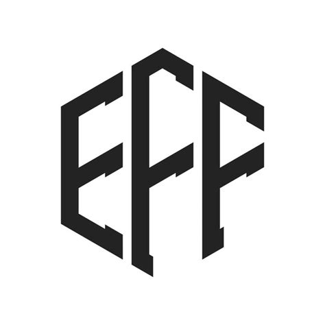 Premium Vector Eff Logo Design Initial Letter Eff Monogram Logo Using Hexagon Shape