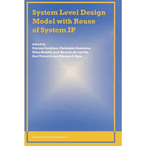 System Level Design Model With Reuse Of System Ip Submarino